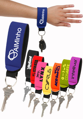Neoprene Strap Keychain — Custom Logo USA